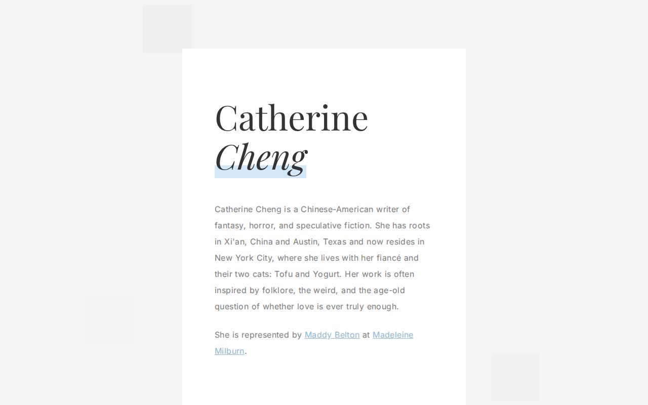 Catherine Cheng